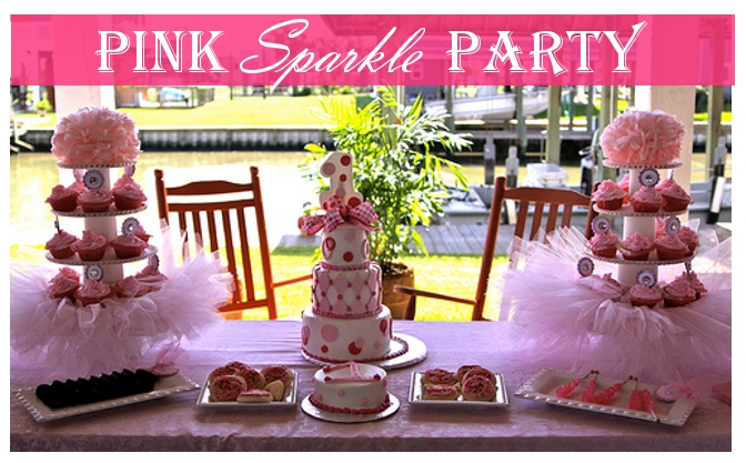 Pink Sparkle Party | Pizzazzerie